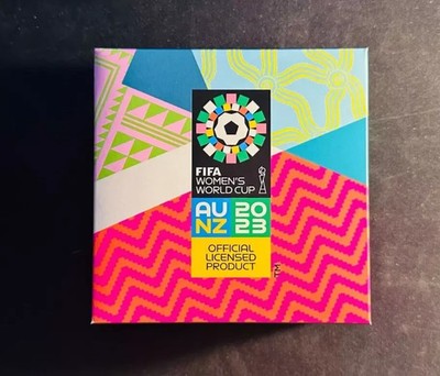 2023 FIFA Women's World Cup Soccer Football AU/NZ $1 Fine Silver Proof ...