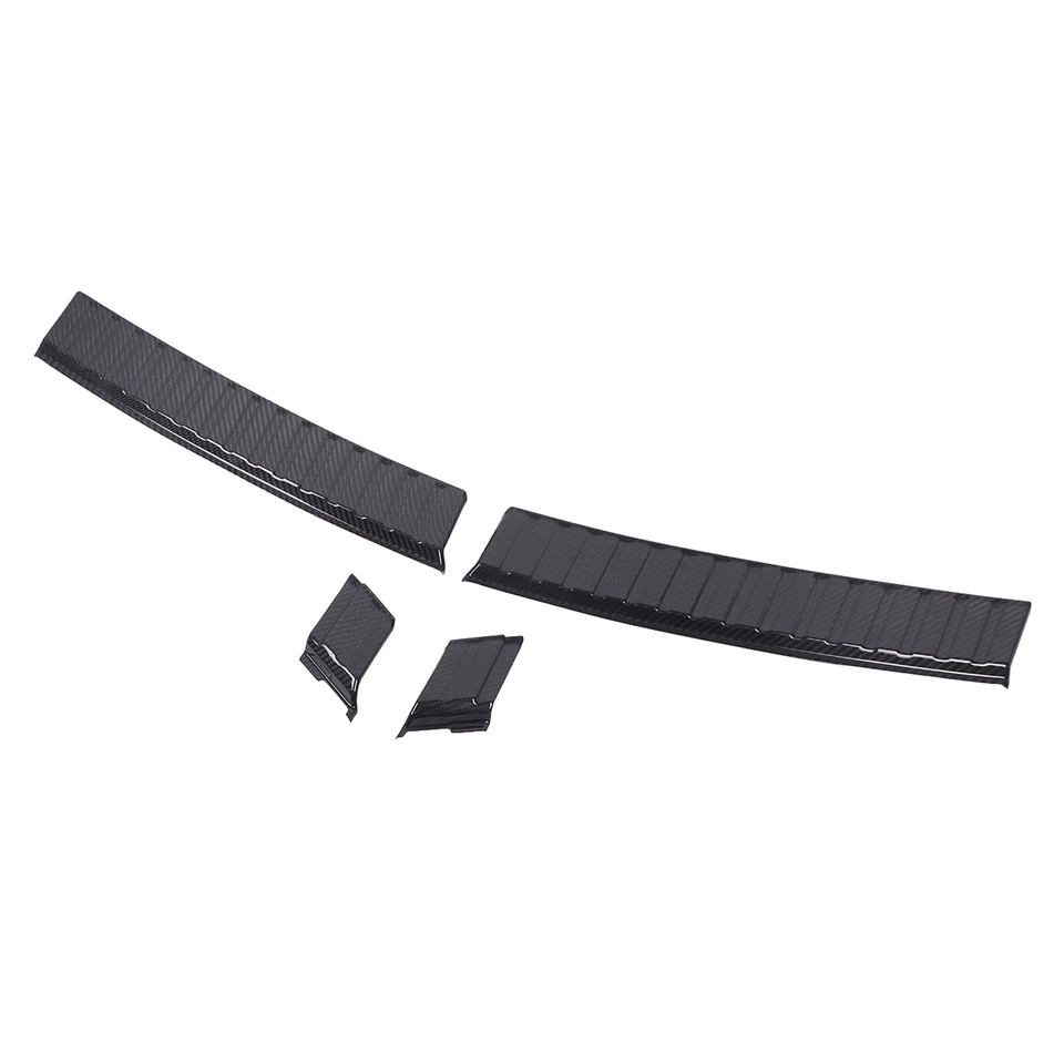 Real Carbon Fiber Front Windshield Rain Gutter Trim For LR Defender ...