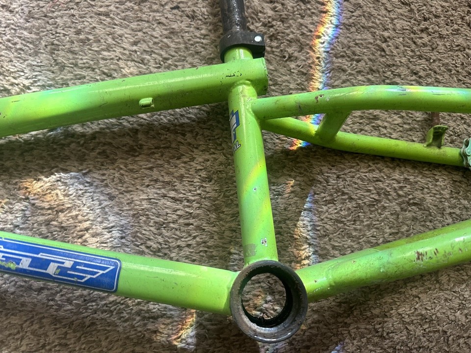 GT Mach 1 Pro Bmx Frame Double Bar Down Tube Rare Frame And Fork | eBay