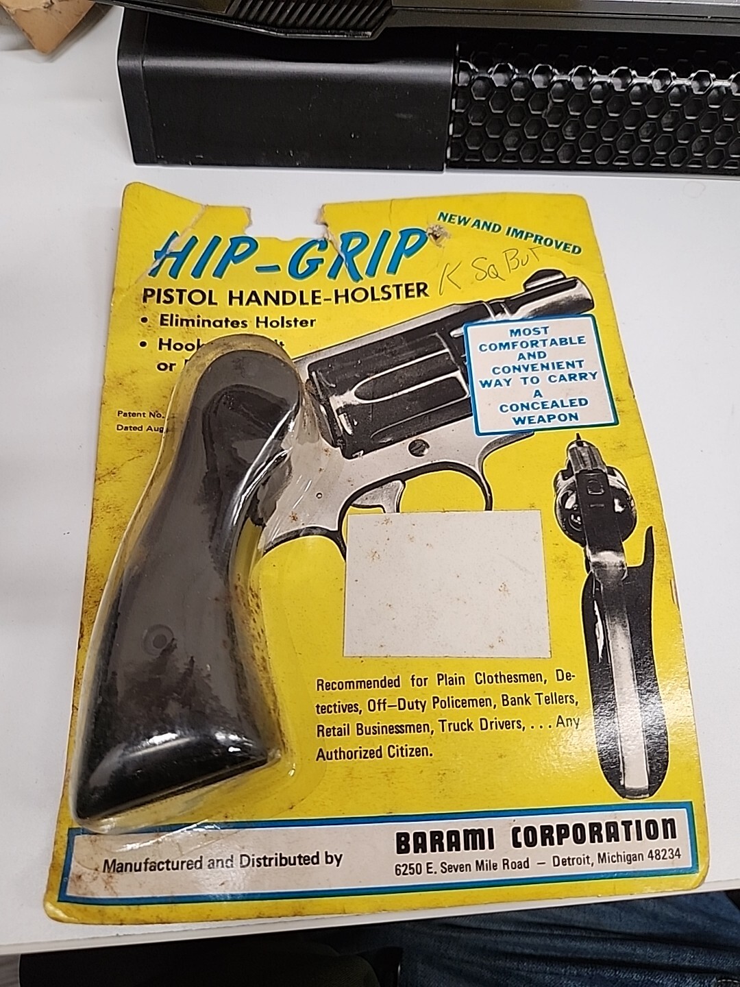 Barami Hip-Grip .38 Smith&Wesson Square Butt K Frame 86 D - Black | eBay