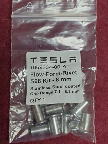 Tesla Rivet - Part # 1069334-00-A Flow Form Rivet | eBay
