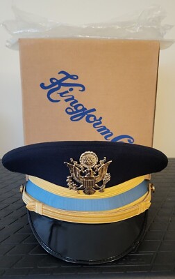 Dress Blue/ASU Kingform Cap: 7 1/4 Infantry Company Grade | eBay