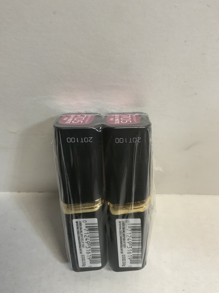 ☀️ (2pcs) LOREAL Colour Riche #705 Berry Matte Pink Lipstick, 0.13 oz/3 ...