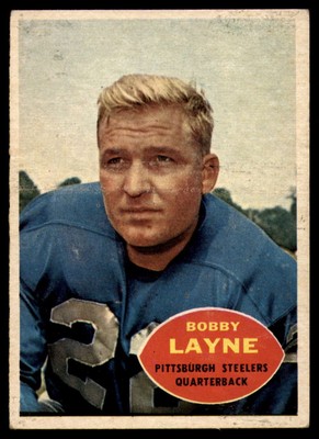 1960 Topps #93 Bobby Layne VG/EX Steelers | eBay
