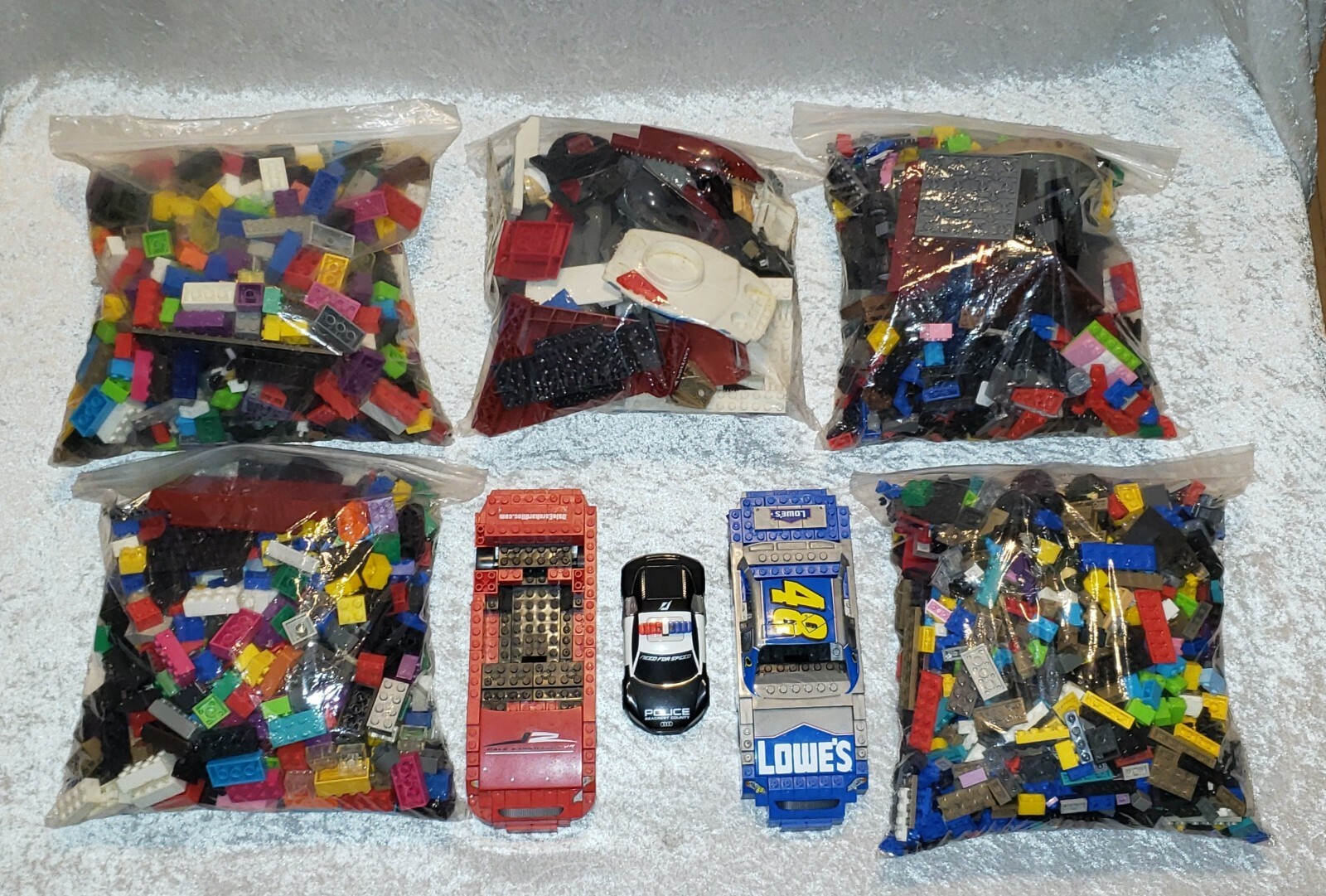 Lot of 10+ lbs of Mixed Mega Bloks & Others Compatible W/ Lego Blocks ...