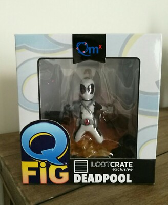 Qmx Q Fig Marvel Deadpool Figurine - Lootcrate Exclusive | eBay Australia