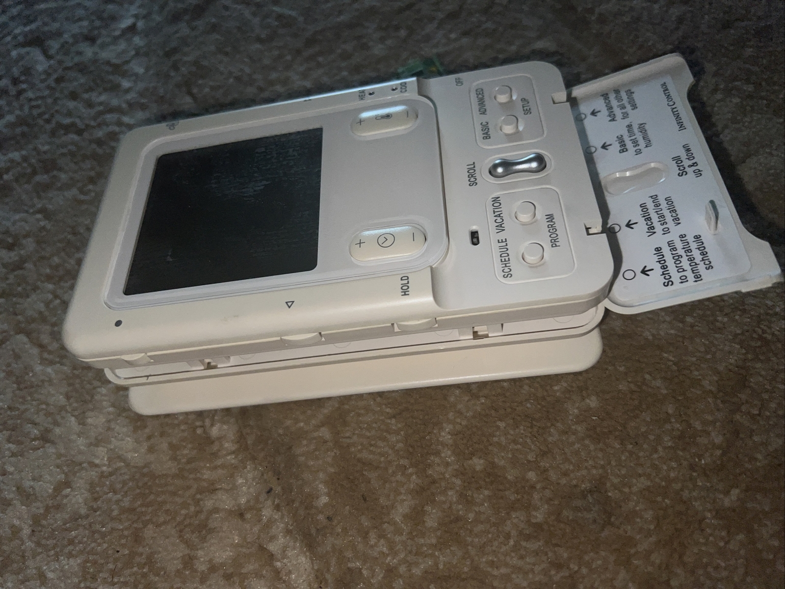 ~~Carrier~Infinity~SYSTXCCUID01-B~Programmable Digital Thermostat READ ...