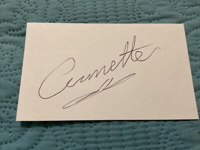ANNETTE FUNICELLO SIGNED CARD/ MICKEY MOUSE CLUB, BEACH PARTY MOVIES ...