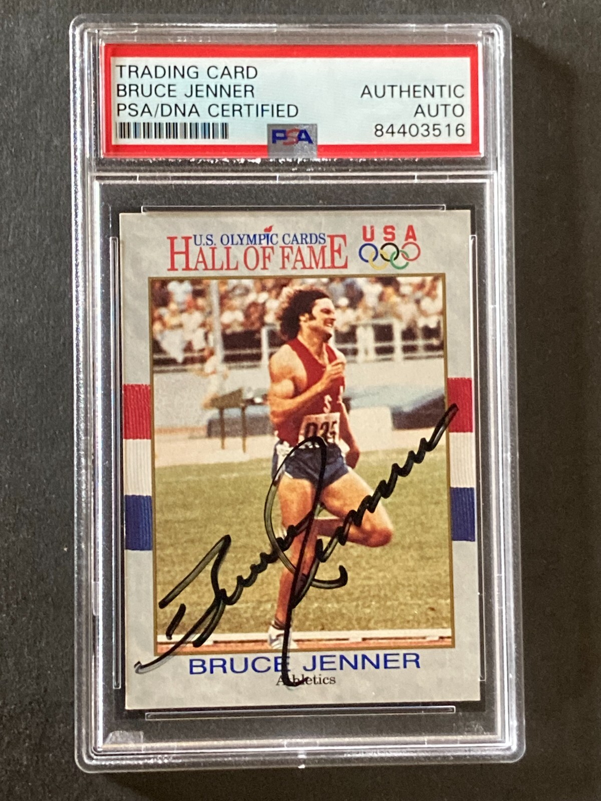 1991 Impel Bruce Jenner Olympic Hall of Fame Auto PSA/DNA Authentic | eBay