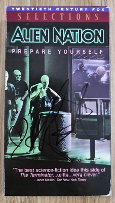 Mandy Patinkin Signed Alien Nation VHS Actor Musician LEGEND RAD | eBay
