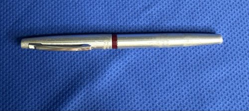 Vintage Pentel R3 Silver Anodized Aluminum Refillable Ink Pen No Ink | eBay