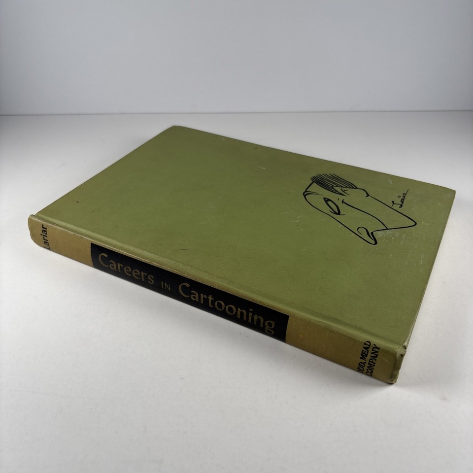 Careers in Cartooning 1949 Lawrence Lariar illustrated cartoons comics ...