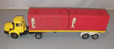 Corgi Major Toys Berliet flat bed articulated lorry with 2 ACL ...