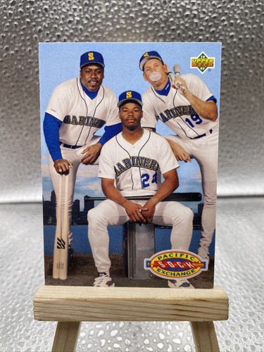1993 Upper Deck #55 Ken Griffey Jay Buhner Kevin Mitchell SEATTLE ...
