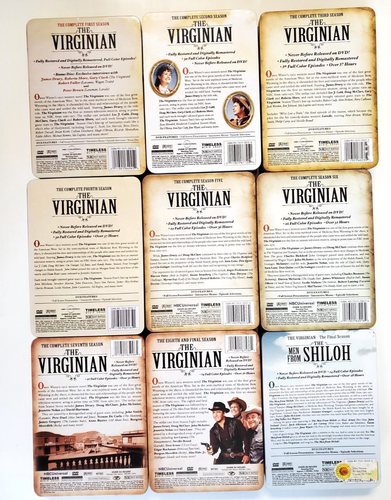 The Virginian Seasons 1-9 (87 DVDs) RARE- METAL TIN BOX COLLECTION | eBay