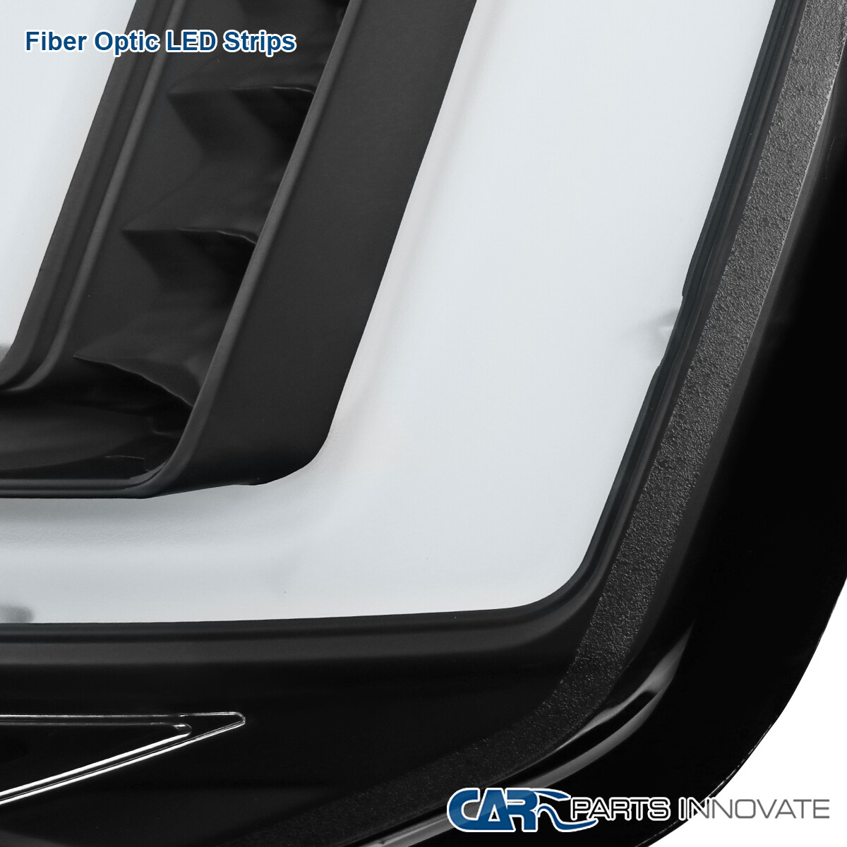 Fits 14-19 Ford Fiesta Hatchback Matte Black LED Strips Tail Brake ...