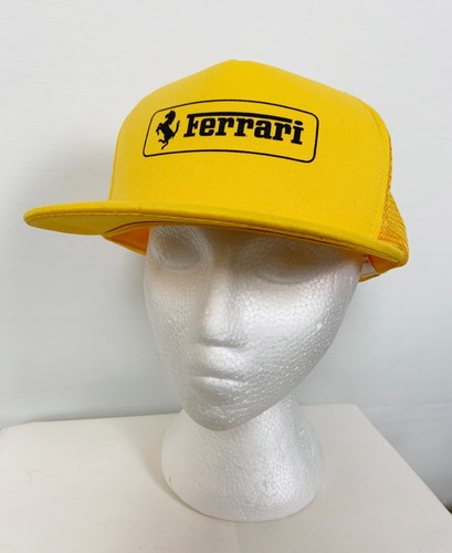 Scuderia Ferrari Mens Formula 1 Racing Trucker Snapback Cap Hat | eBay ...