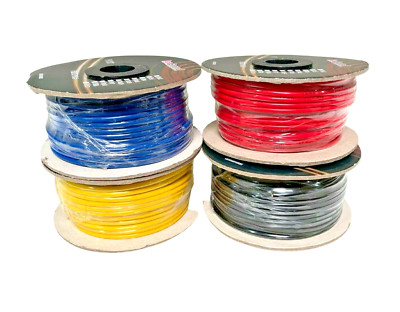 12 Gauge Electrical wire 4 pack Cable set 1 each color 100ft each CCA ...