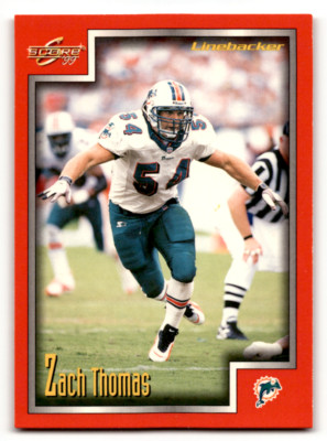1999 Score #153 Zach Thomas NM Near Mint | eBay