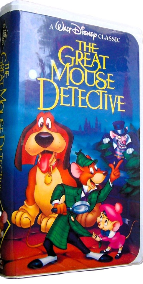 The Great Mouse Detective (Vintage, VHS, 1992, VG, Anime, Clamshell ...