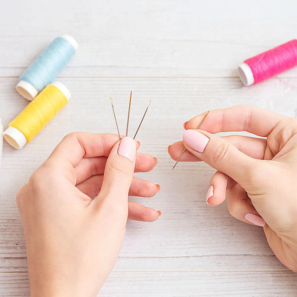 36 Pcs Durable Easy Thread Needles Side Threading for DIY Embroidery ...