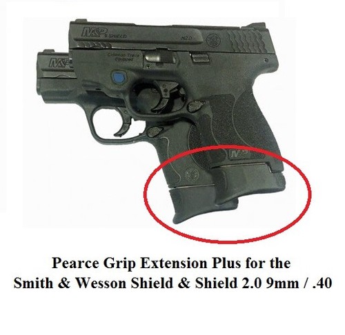 Pearce Grip PG-MPS+ PLUS Extension for Smith Wesson S&W Shield & 2.0 ...