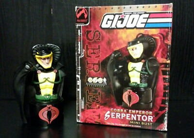 ARTIST PROOF G.I. Joe Cobra Serpentor Resin AFX Exclusive Bust #6/60 ...