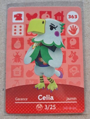 Celia - 363 - Animal Crossing Amiibo Card | eBay