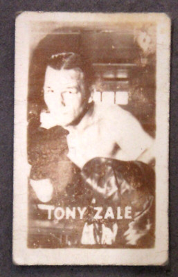 1948 TONY ZALE Boxing Champions #17 Topps Magic Photo trading card | eBay