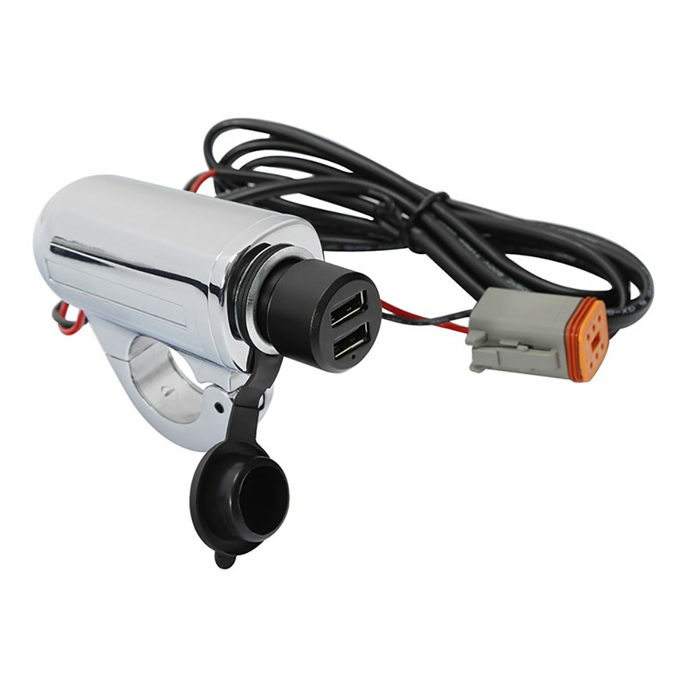 Prise moto USB pour Harley-Davidson Softail Deluxe 18-20 chrome | eBay