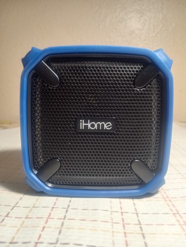 iHome iBT371 Black Weather Tough Rechargeable Bluetooth Portable Mini ...