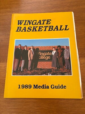 Wingate Mens/Womens Basketball 1989-90 Press Guide | eBay
