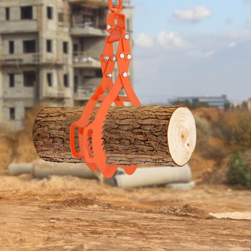4 Claw Timber Claw Hook 28in Log Lifting Tongs Grapple Claw Lumber Skid ...