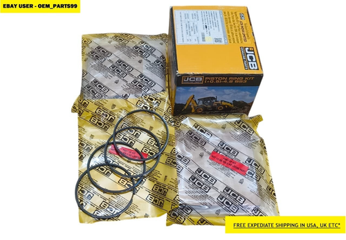 GENUINE JCB PISTON RINGS OVERSIZE O/S +.50MM KIT,4 PC (PART NO. 320/ ...