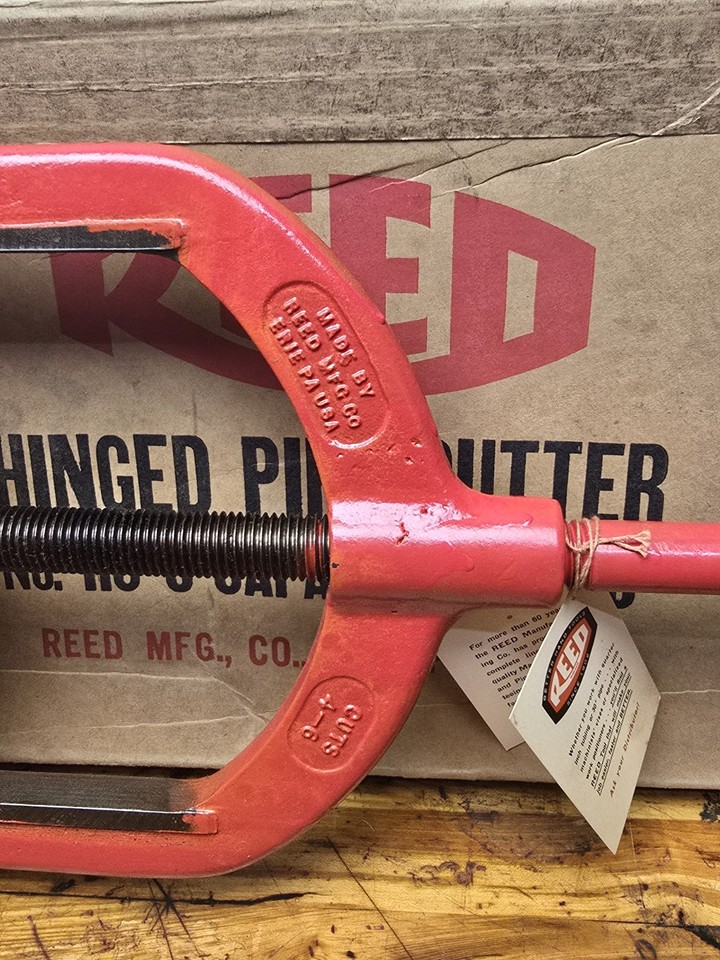 REED Steel Hinged Pipe Cutter No HC-6 Capacity 4"-6" Brand New in ...