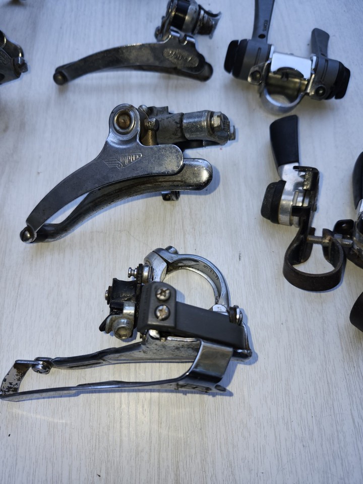 Vintage Bicycle Parts Road Bike Derailleurs Shimano Suntour Huret ...