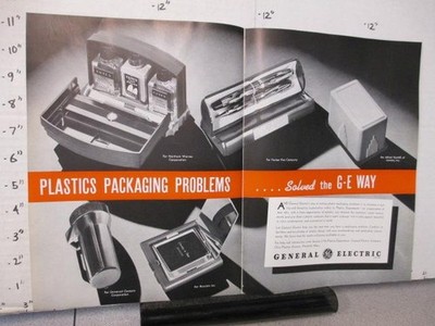 magazine ad 1939 GE plastic Cutex Bourjois Parker fountain pen Dunhill ...
