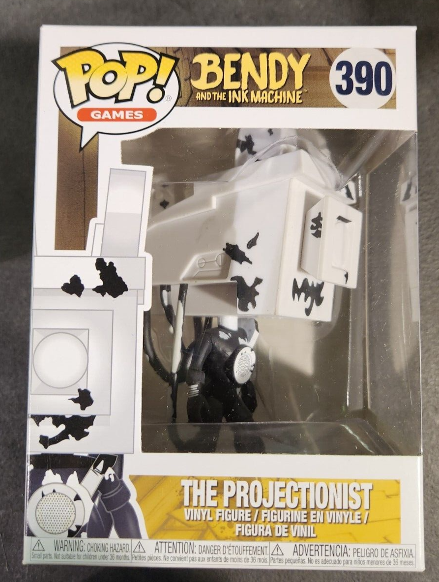 Funko Pop! Games Bendy & The Ink Machine - The Projectionist #390 ...