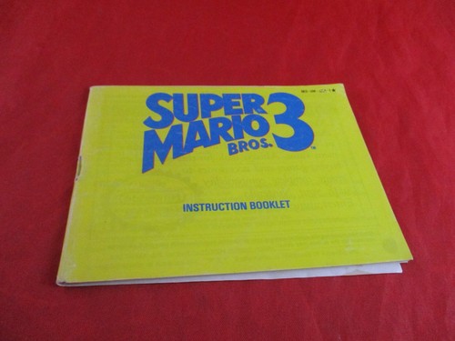 Super Mario Bros. 3 Nintendo NES Instruction Manual Booklet ONLY #G1 | eBay