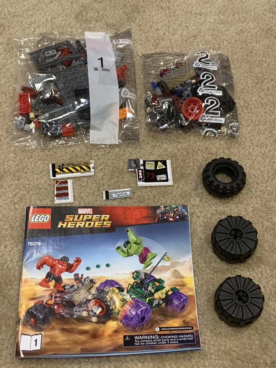 Lego Red Hulk Set