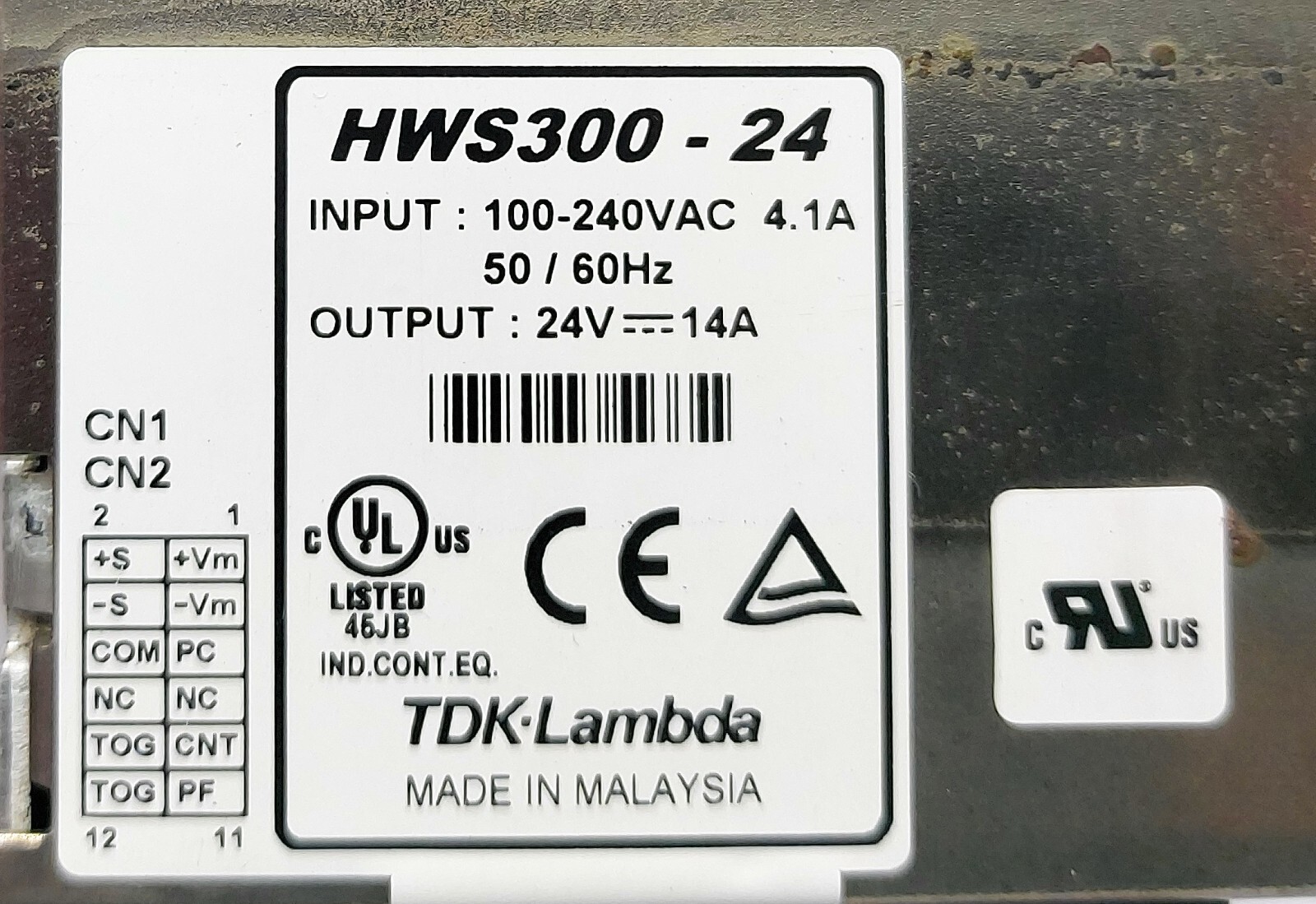 TDK-Lambda HWS300-24 AC/DC Converter Enclosed Power Supply | eBay UK