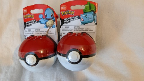Bulbasaur & Squirtle Pokémon Mega Construx Figures Mega Bloks ...