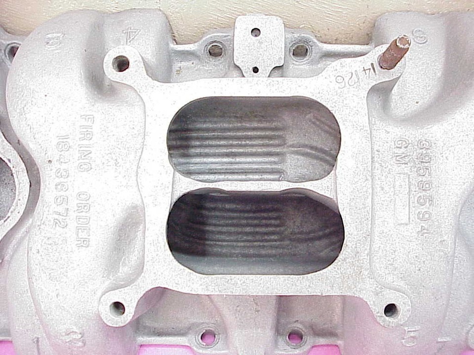 Corvette Z-28 SB Chevy Factory GM Snowflake Aluminum Intake Manifold ...