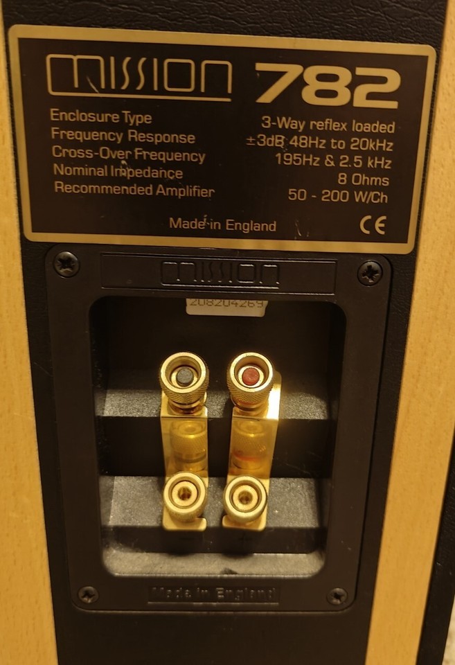 Mission 782 floor standing speakers | eBay
