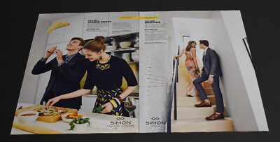 2015 Print Ad Sexy Heels Long Legs Lady Beauty Brunette Simon Malls The Look art | eBay