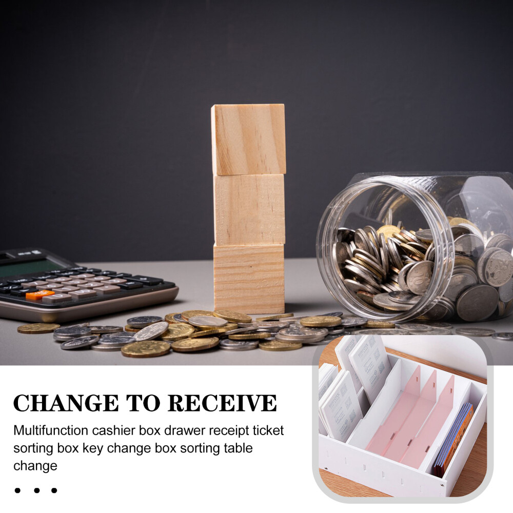 Cash Drawer Counter Receipt Storage Box Cashier Replacement Organizer ...