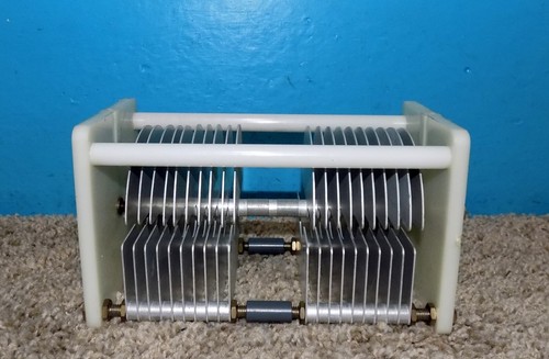 Nevada G-4-JEV Dual Gang Tuning Capacitor for Antenna Tuner England ...