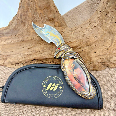 Franklin Mint Knightstone Collection Dragon Fantasy Knife Goddess Of ...