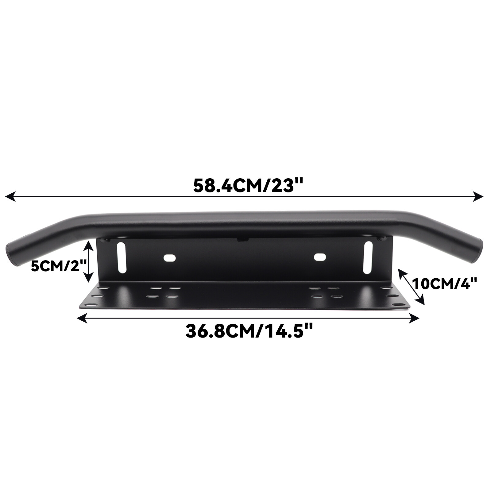 23" Car License Plate Frame Number Plate Bull Bar Bumper Mount Bracket ...