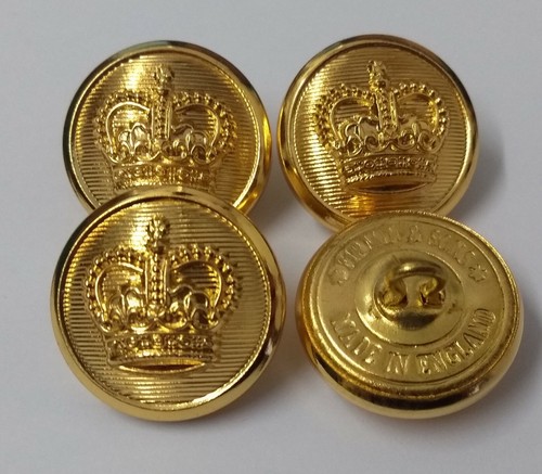 Royal Crown Buttons British Military Issue 36L With Lined Background X4 ...